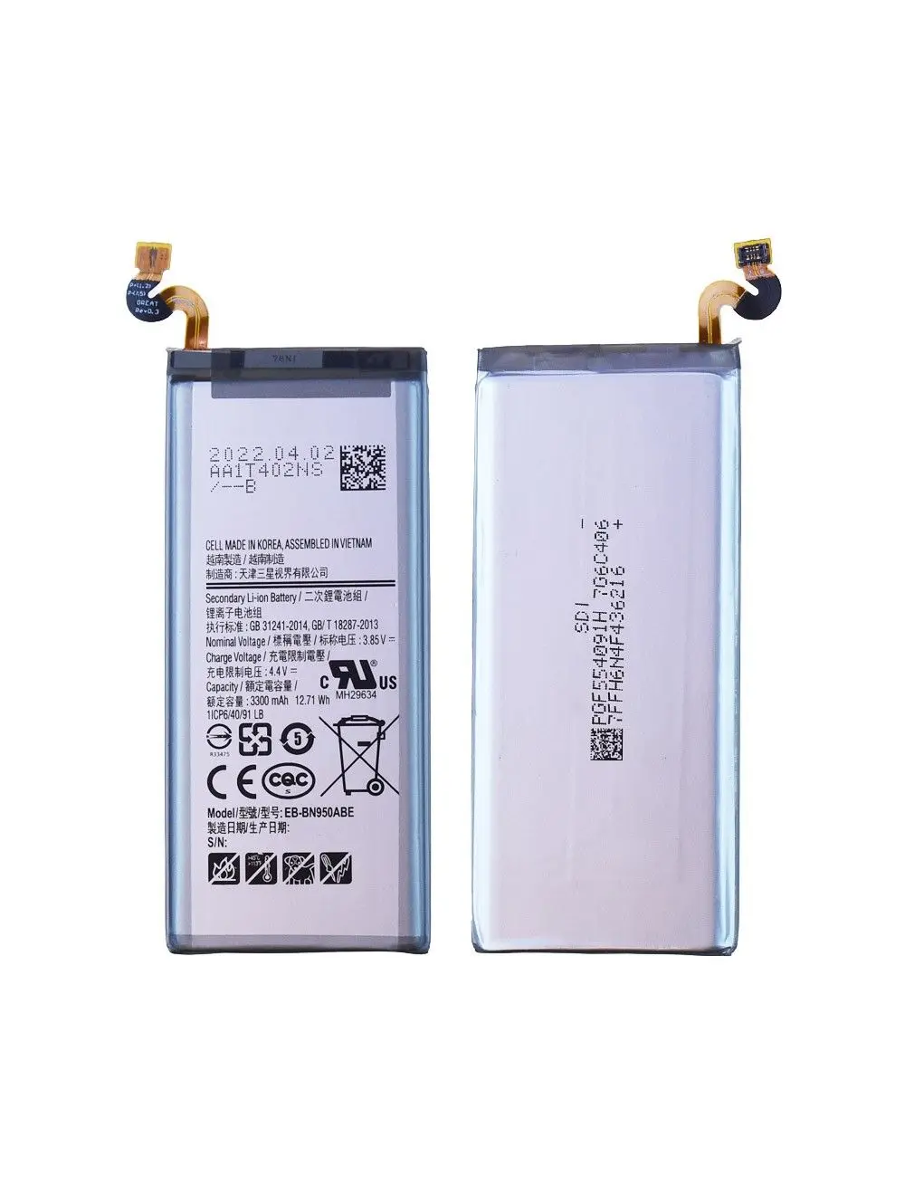 Batterie Samsung Galaxy Note 8 (N950F) EB-BN950ABE | Pieces2mobile