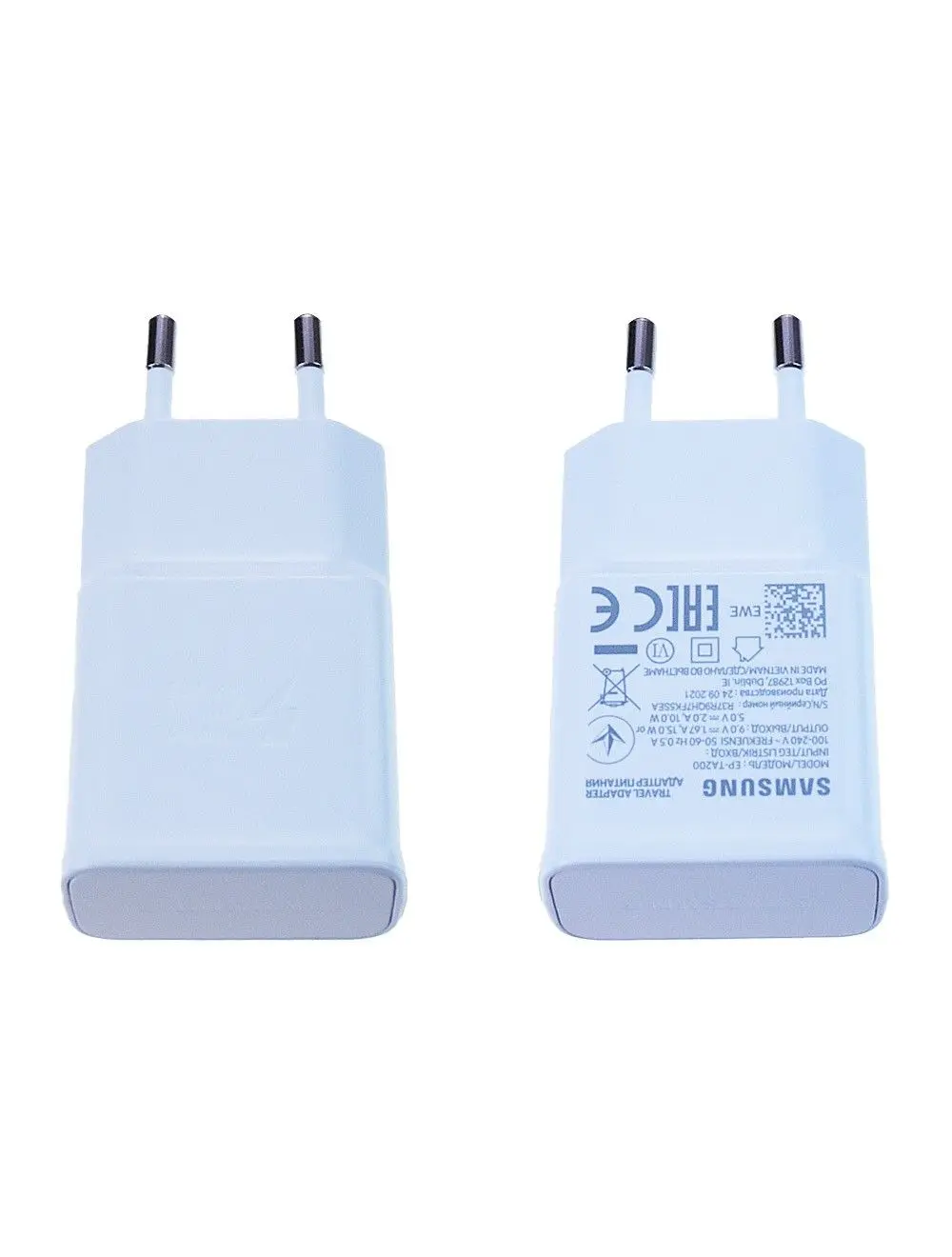 Chargeur Samsung Galaxy USB ultra-rapide (15W) EP-TA200 Blanc Origine | Pieces2mobile