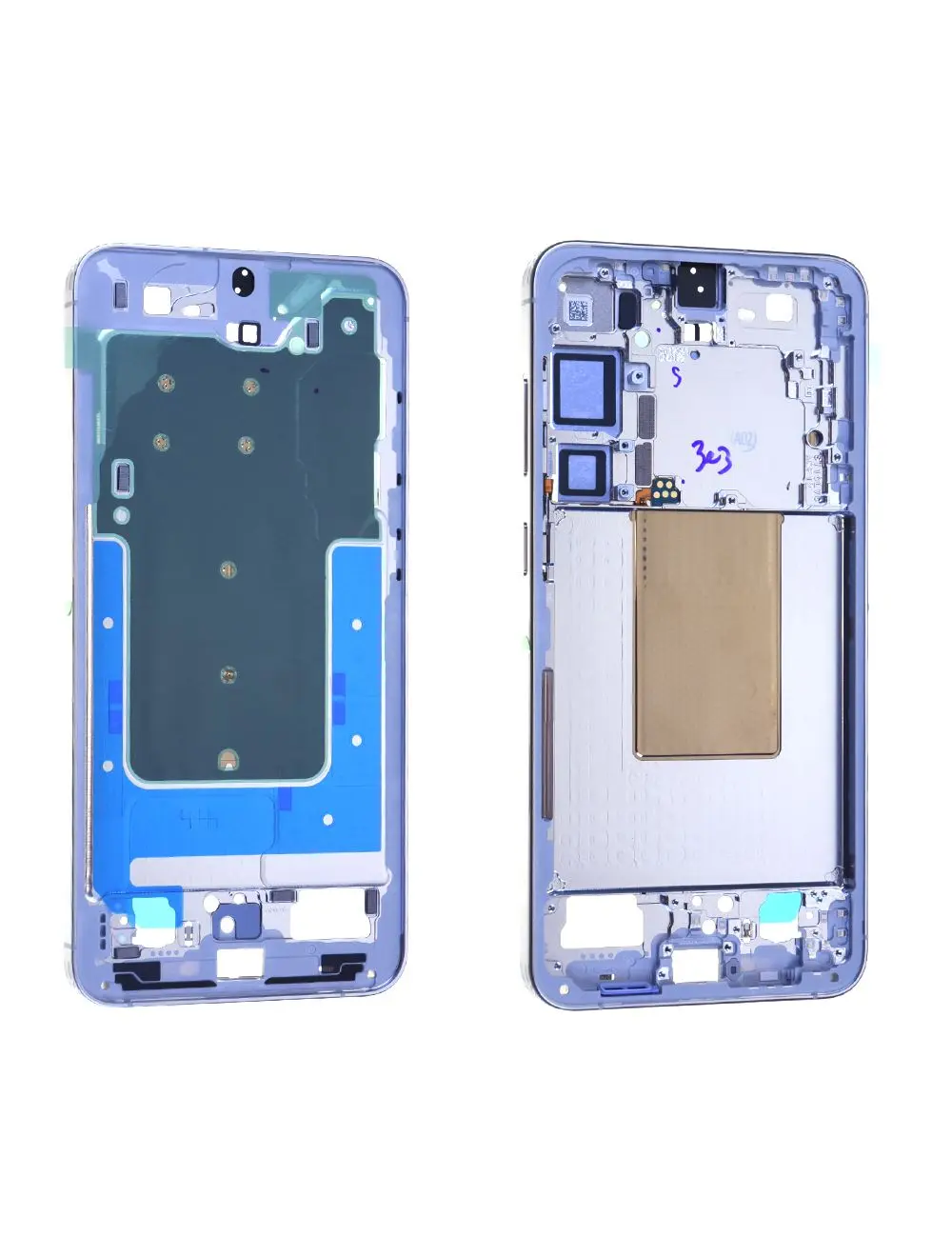 Châssis écran Samsung Galaxy S24+ (S926B) Gris Marbe Origine ...